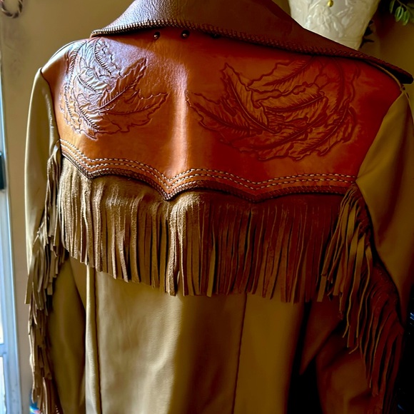 Jackets & Coats | Custom Western Cowboy Leather Fringed Overcoat | Poshmark